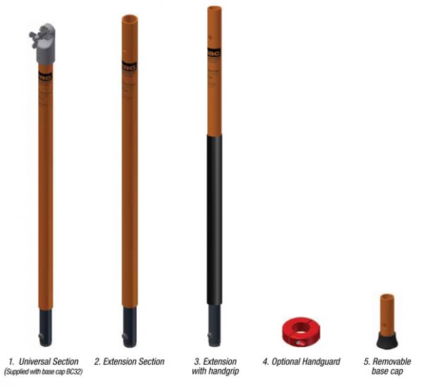 Button Type Tmac® Operating Sticks - TMAC
